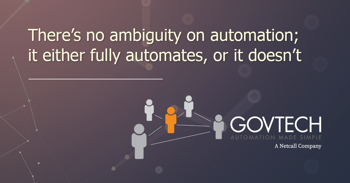 Automation that works | Revenues | Govtech